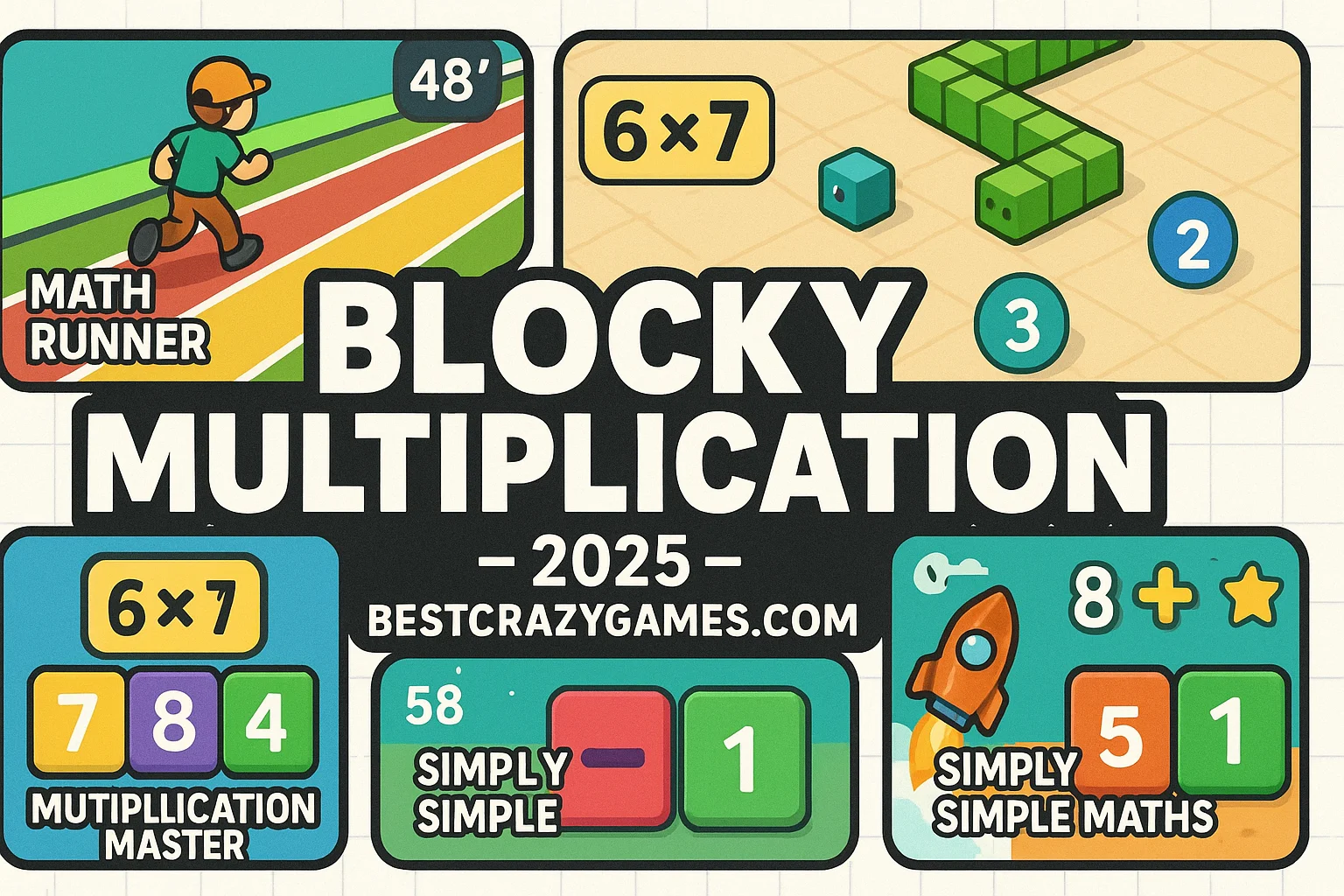 Blocky Multiplication The Ultimate 2025 Guide - Play the Best Crazy ...