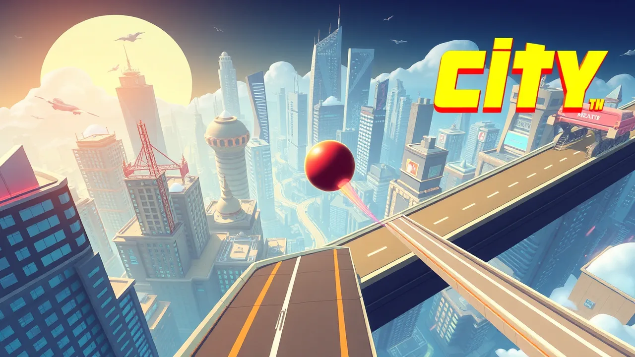 Slope City Free To Play Unblocked Runner - Play the Best Crazy Games ...